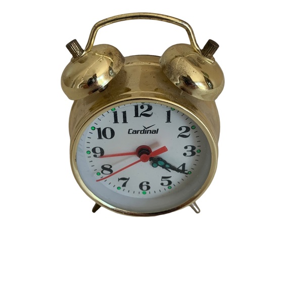 Cardinal | Accents | Cardinal Mini Wind Up Old Fashioned Alarm Clock ...